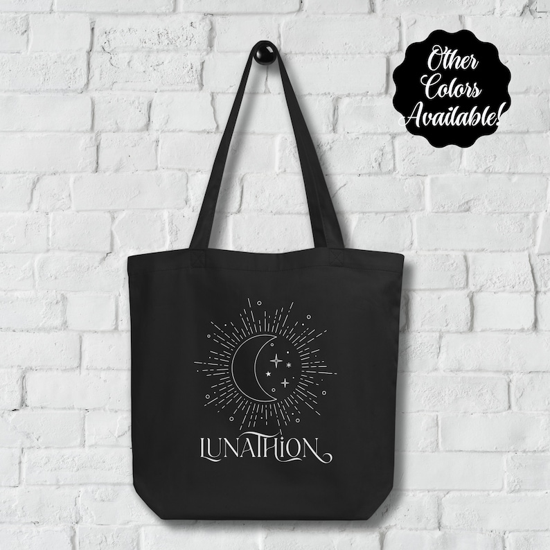 Lunathion Celestial Tote Bag Fantasy & Romance Book Lover Crescent City ...