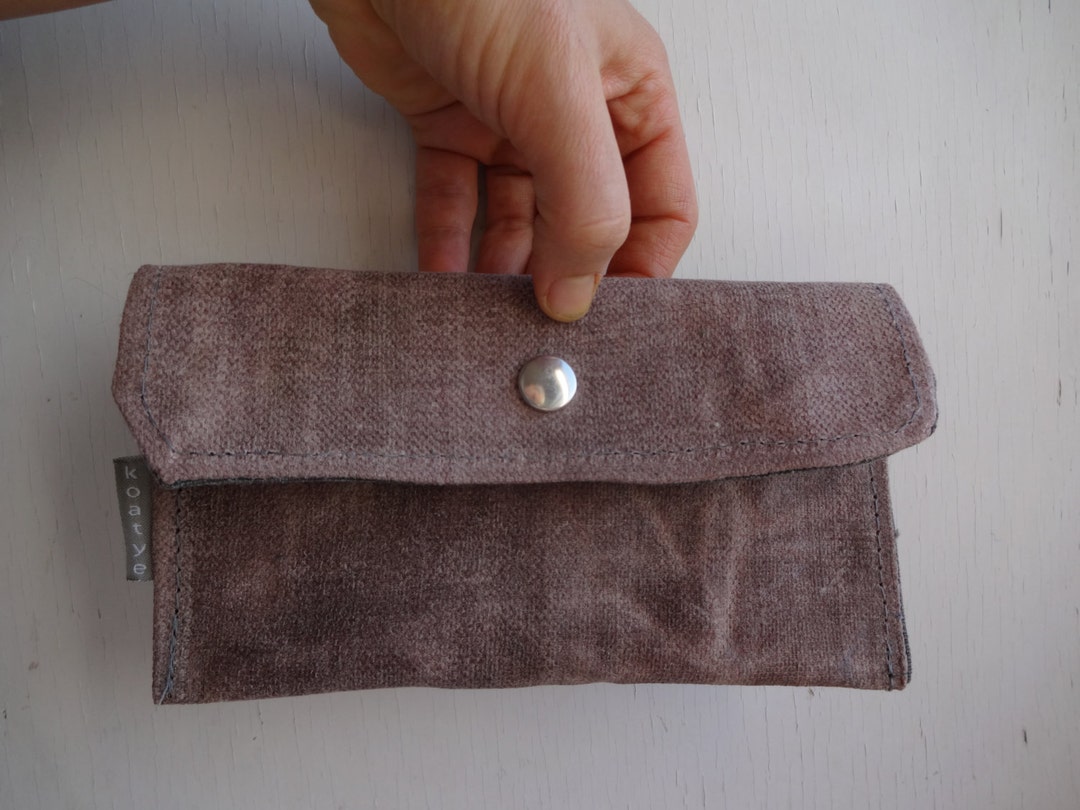 Waxed Canvas Purse Phone Case - Etsy