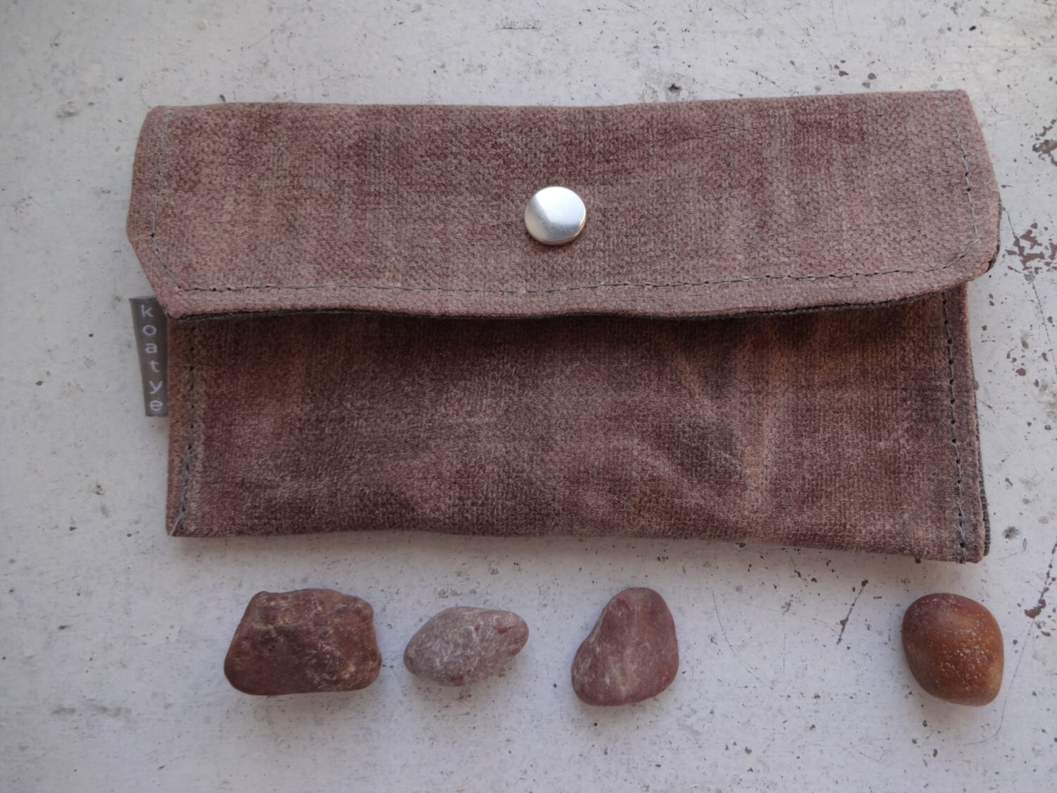 Waxed Canvas Purse Phone Case - Etsy