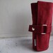 Red Pencil Case / Roll Pencil Case / Canvas Pencil Case / Handmade ...