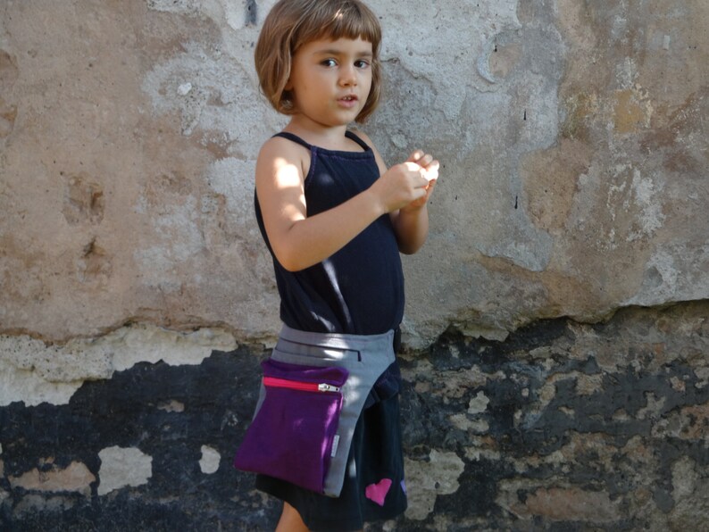 Kids Hip Bag Purple Hip Bag Fanny Pack for Kids Back to School Bag ...