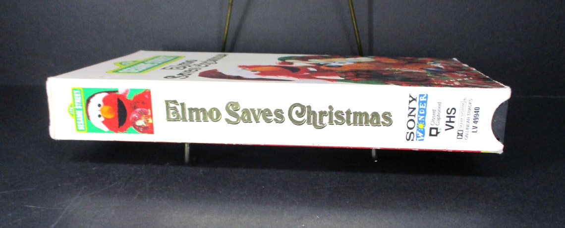 Sesame Street Elmo Saves Christmas VHS, 1996 Maya Angelou - Etsy