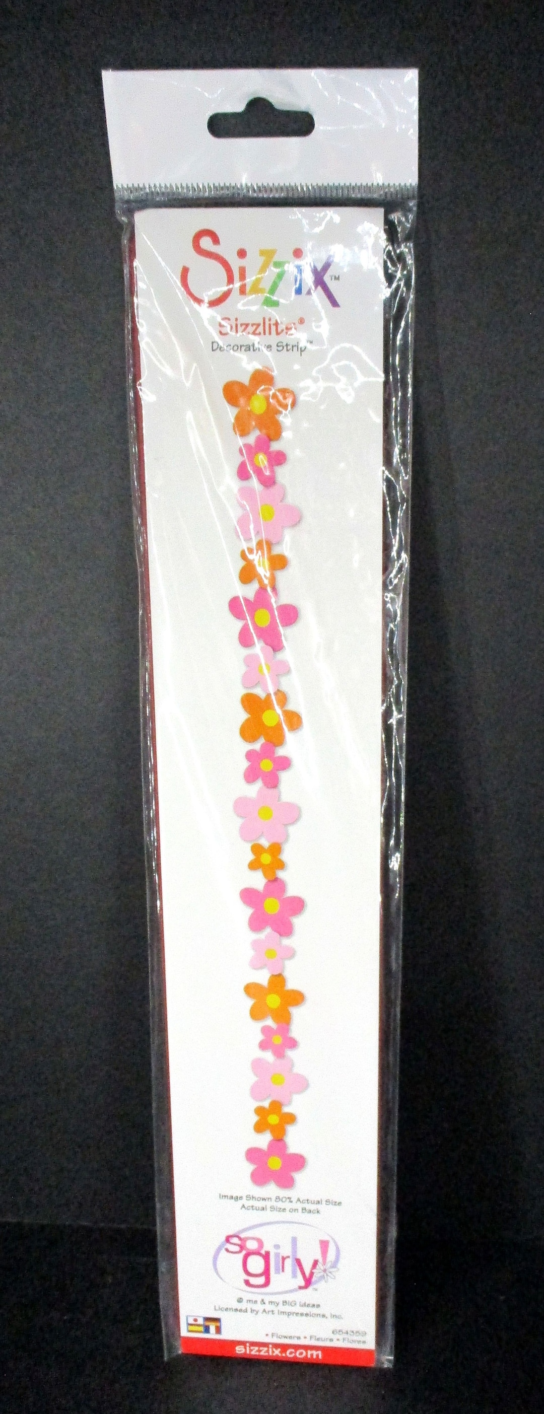 Sizzix Sizzlits so Girly! Flowers Decorative Strip (2007, Brand New ...