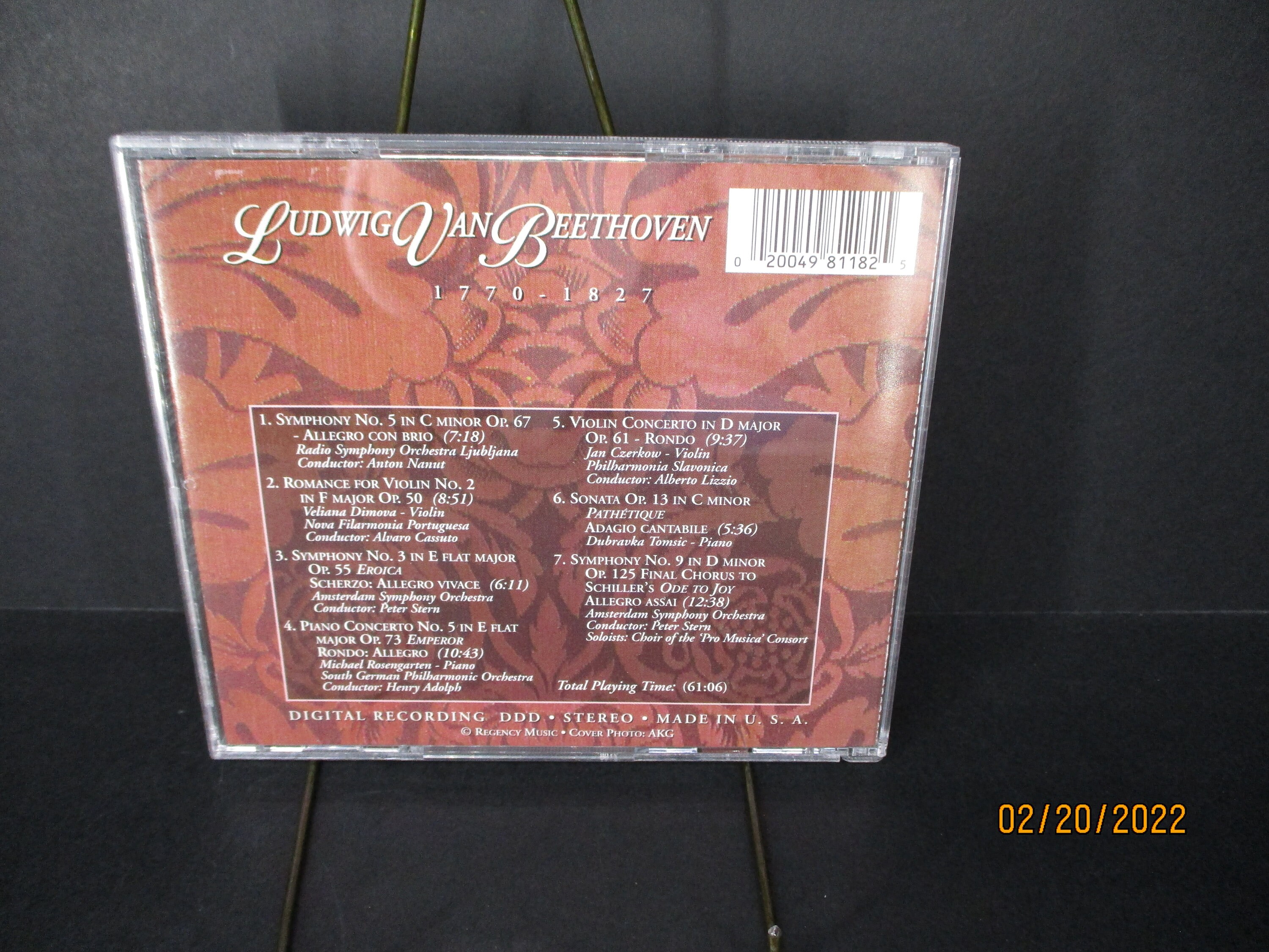 The Masterpiece Collection: Beethoven CD Digitale Opname 60 - Etsy ...
