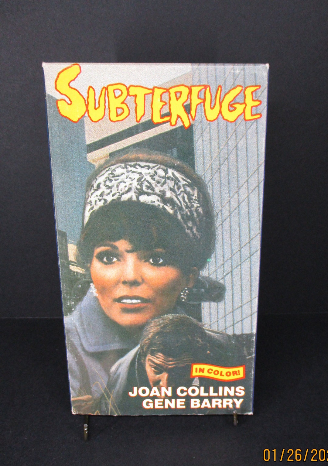 Subterfuge (VHS, 1988) Joan Collins, Gene Barry, Richard Todd - Etsy