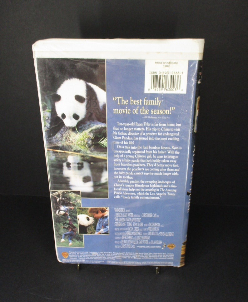 The Amazing Panda Adventure VHS, 1996, Clamshell Stephen Lang, Yi Ding ...