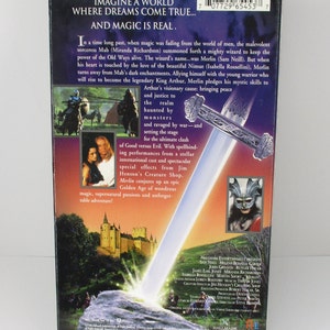 Merlin (VHS, 1998, Hallmark) Helena Bonham Carter, Martin Short - Etsy
