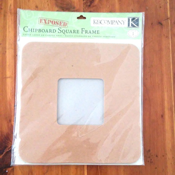 Chipboard Frame - Etsy