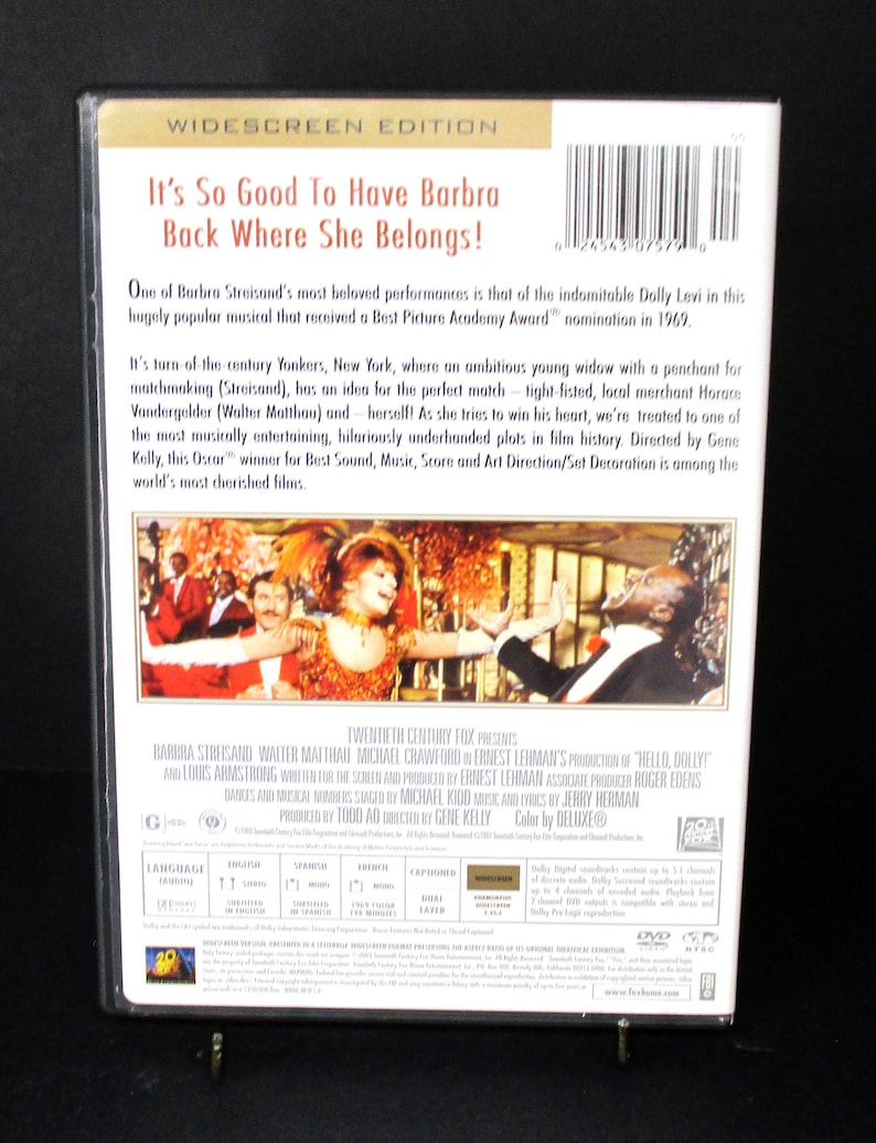 Hello Dolly (DVD, 2003, Widescreen) Barbra Streisand, Michael Crawford ...
