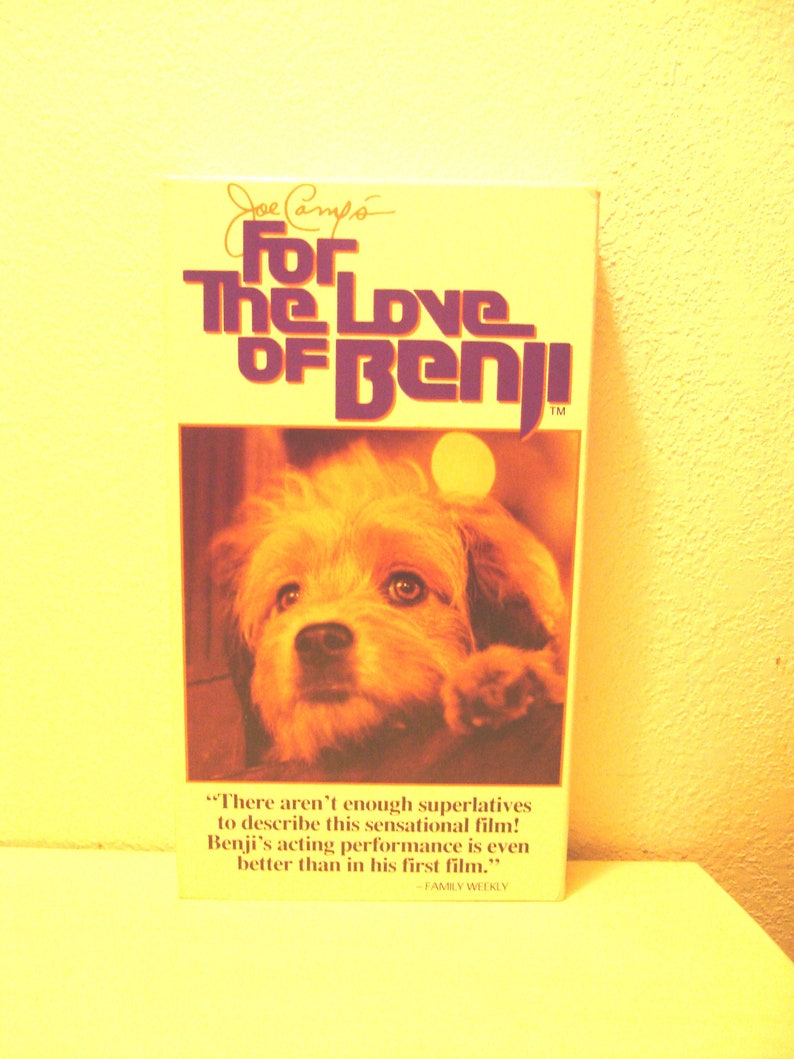 Por el amor de Benji VHS Patsy Garrett, Ed Nelson - Etsy España