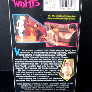 Cool World (VHS, 1992) Brad Pitt, Kim Basinger Live Action, Adult ...
