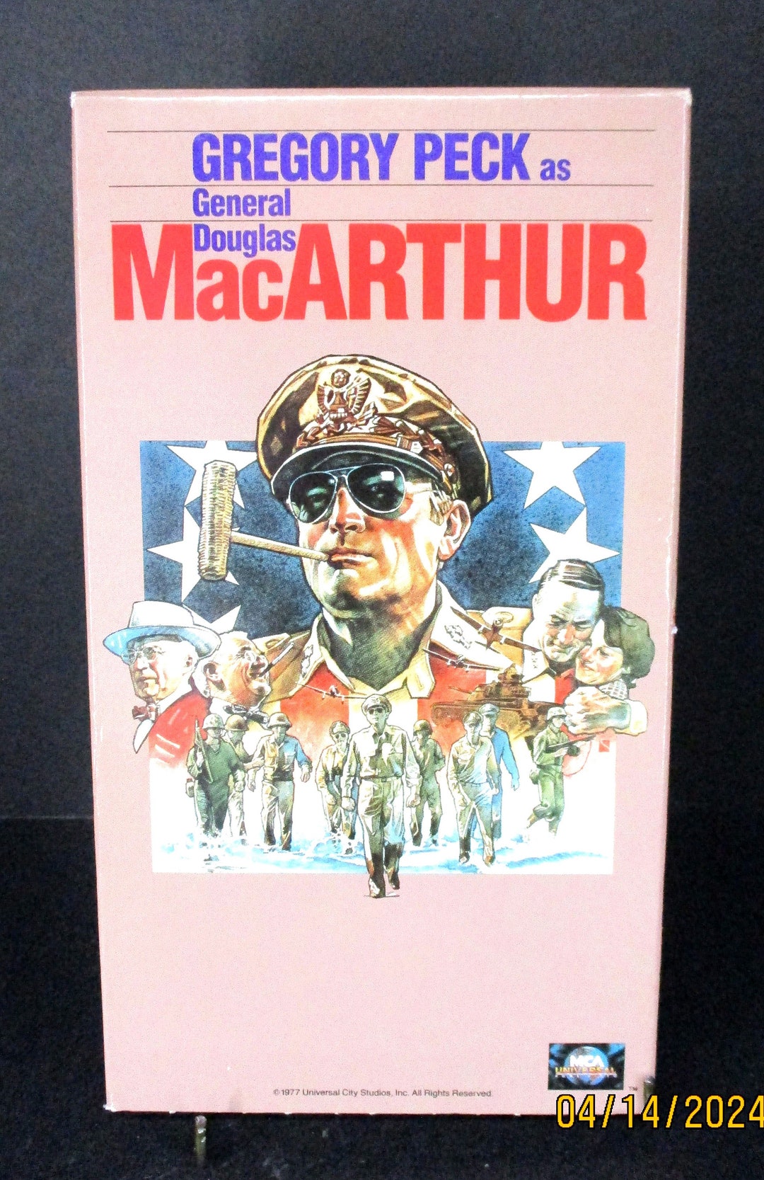 Macarthur VHS 1990 Gregory Peck, Ed Flanders - Etsy