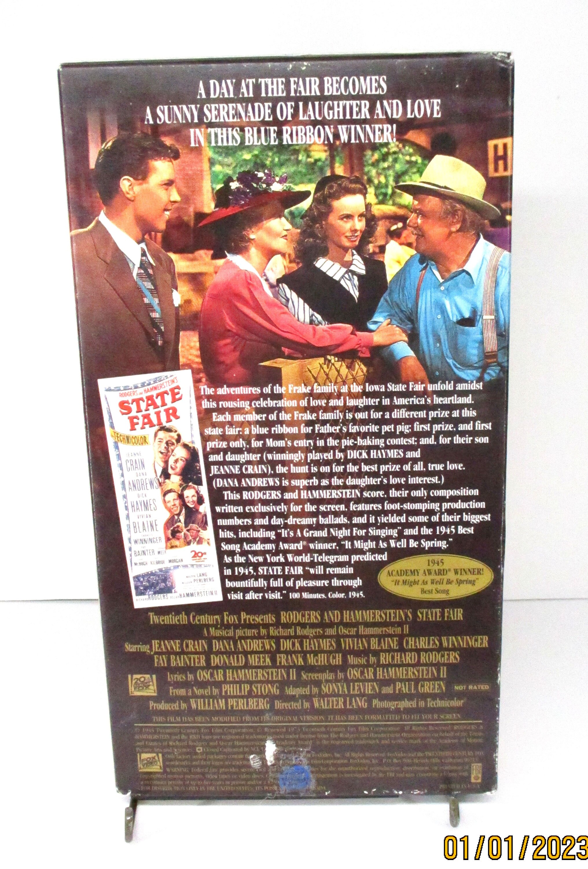 Rodgers & Hammerstein State Fair VHS 1994 Jeanne Crain - Etsy