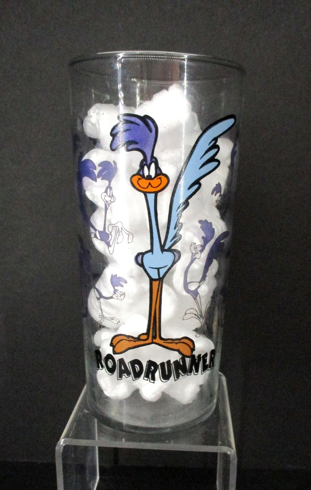 Warner Bros Looney Tunes Roadrunner Drinking Glass 1996 6 Rare - Etsy
