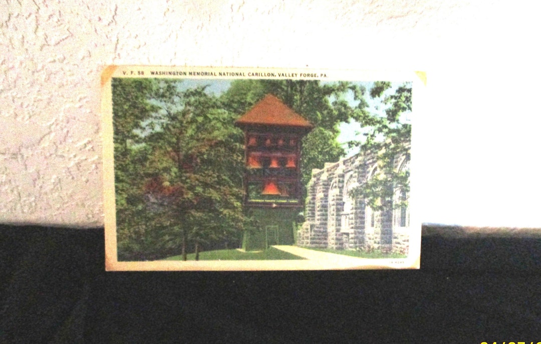 Vintage Postcard-Washington Memorial National Carillon, Valley Forge ...