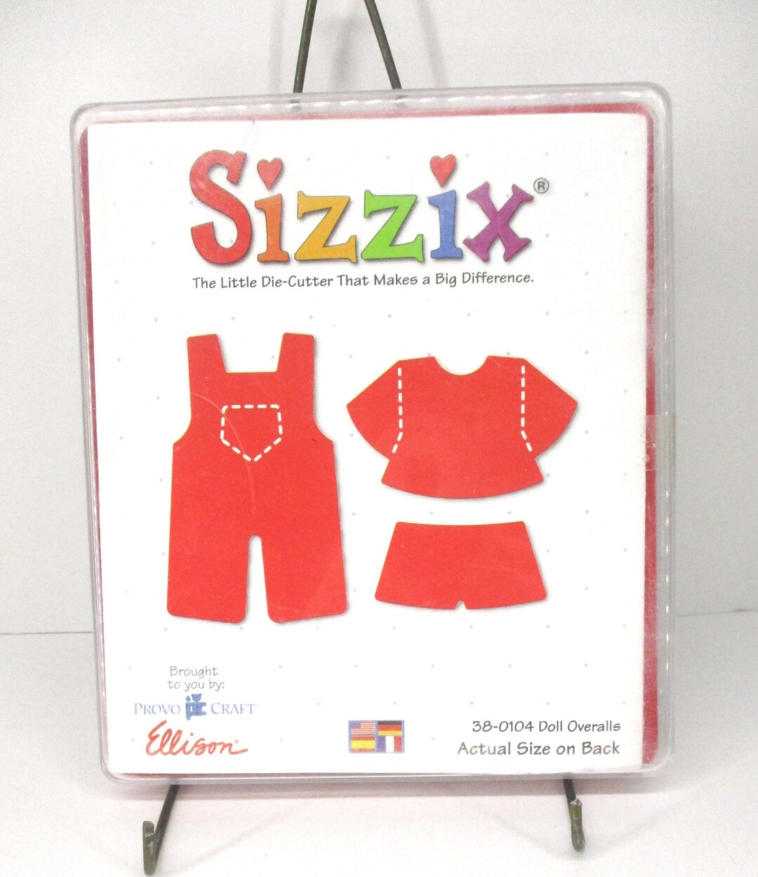Sizzix Doll Overalls Large Red Original Die W/ Case 3 Die Cuts Retired - Etsy