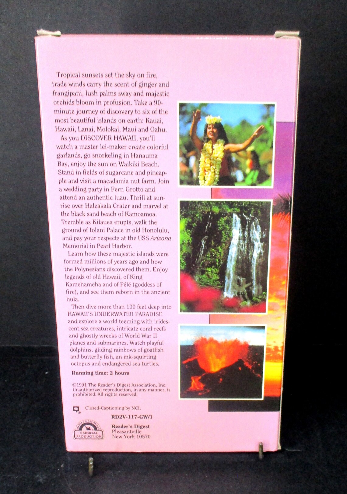 Reader's Digest Discovering Hawaii VHS, 1991 Includes Underwater ...