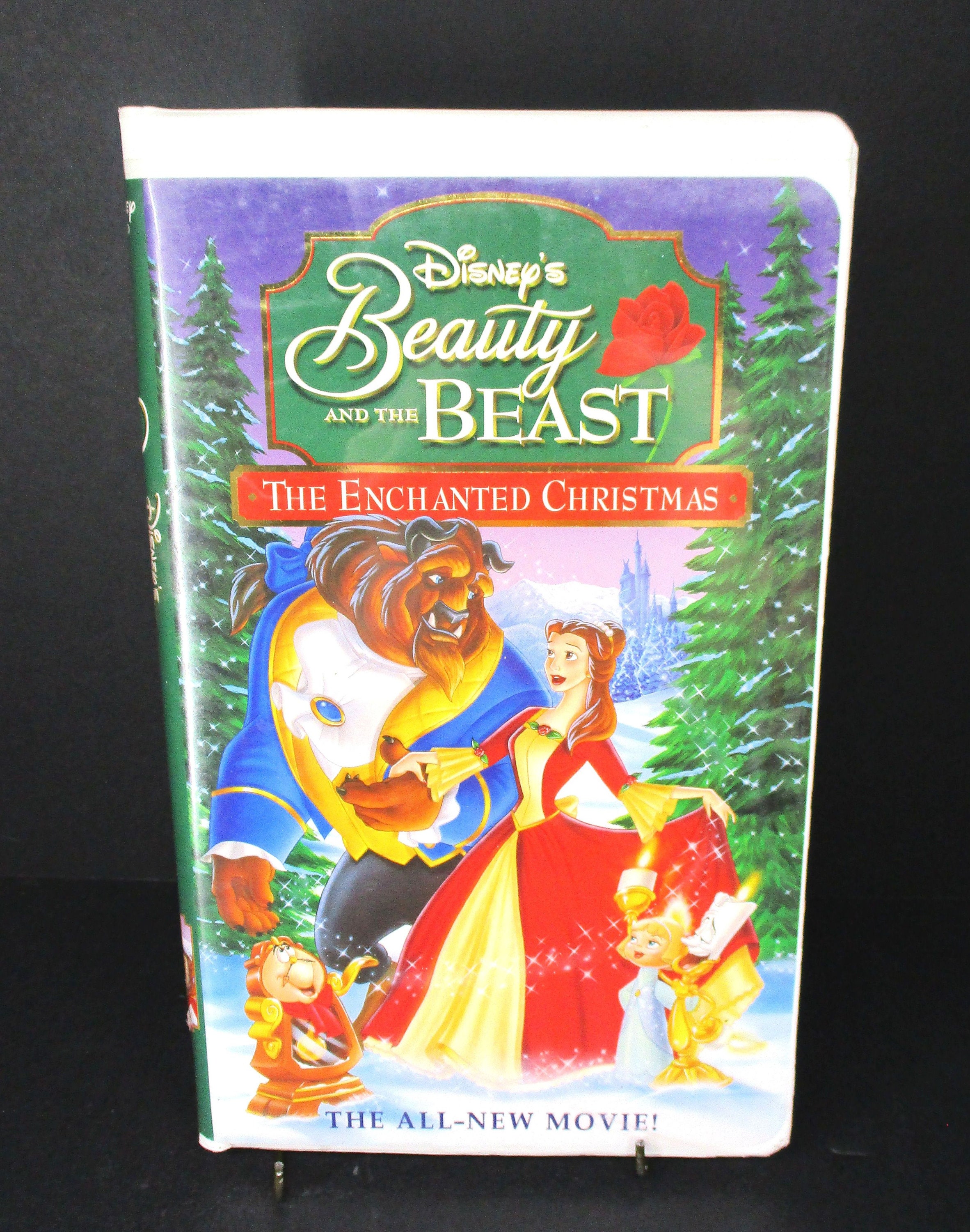 Disney Beauty & the Beast the Enchanted Christmas VHS - Etsy