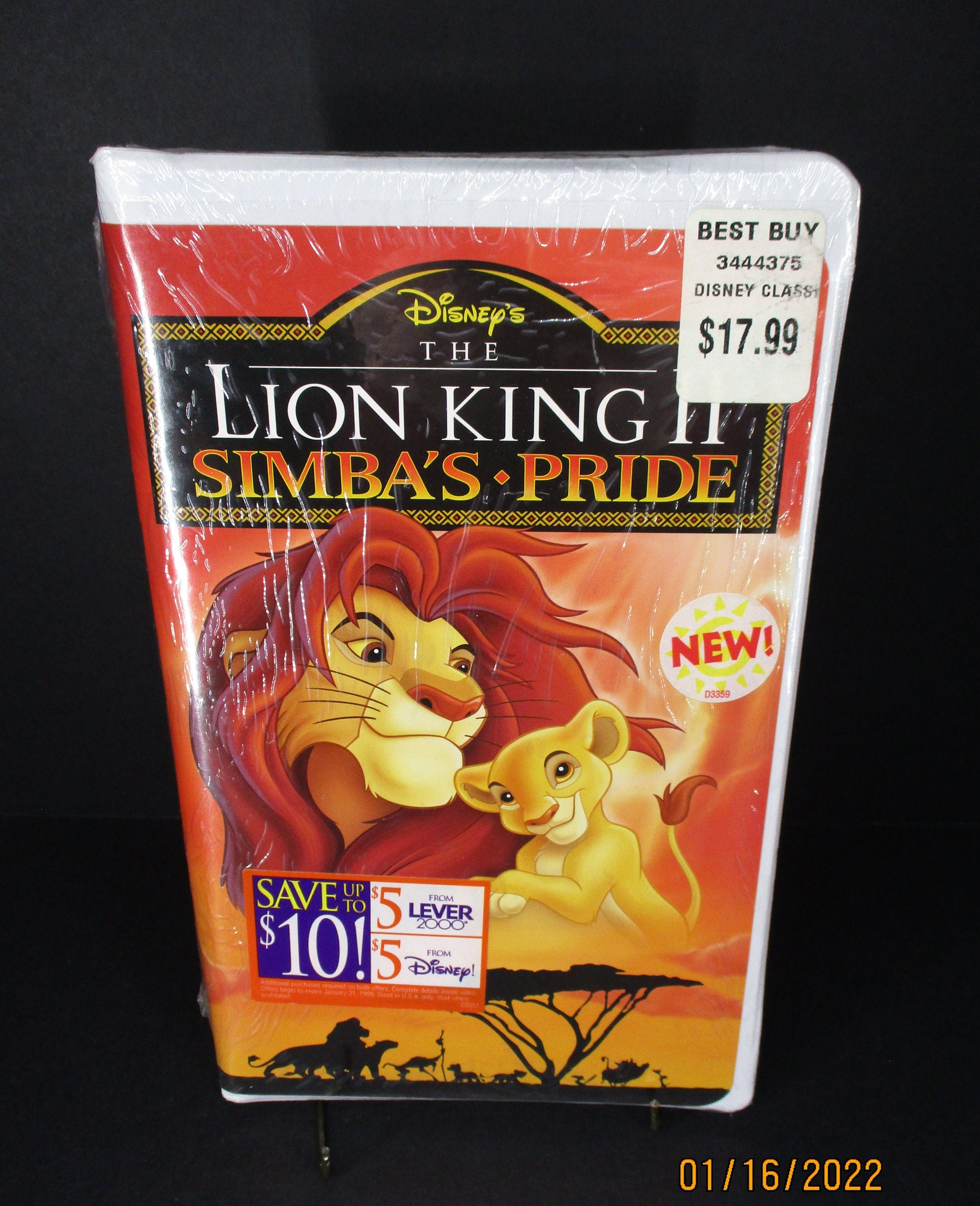 The Lion King II: Simba's Pride VHS, 1998 Matthew Broderick, James Earl ...