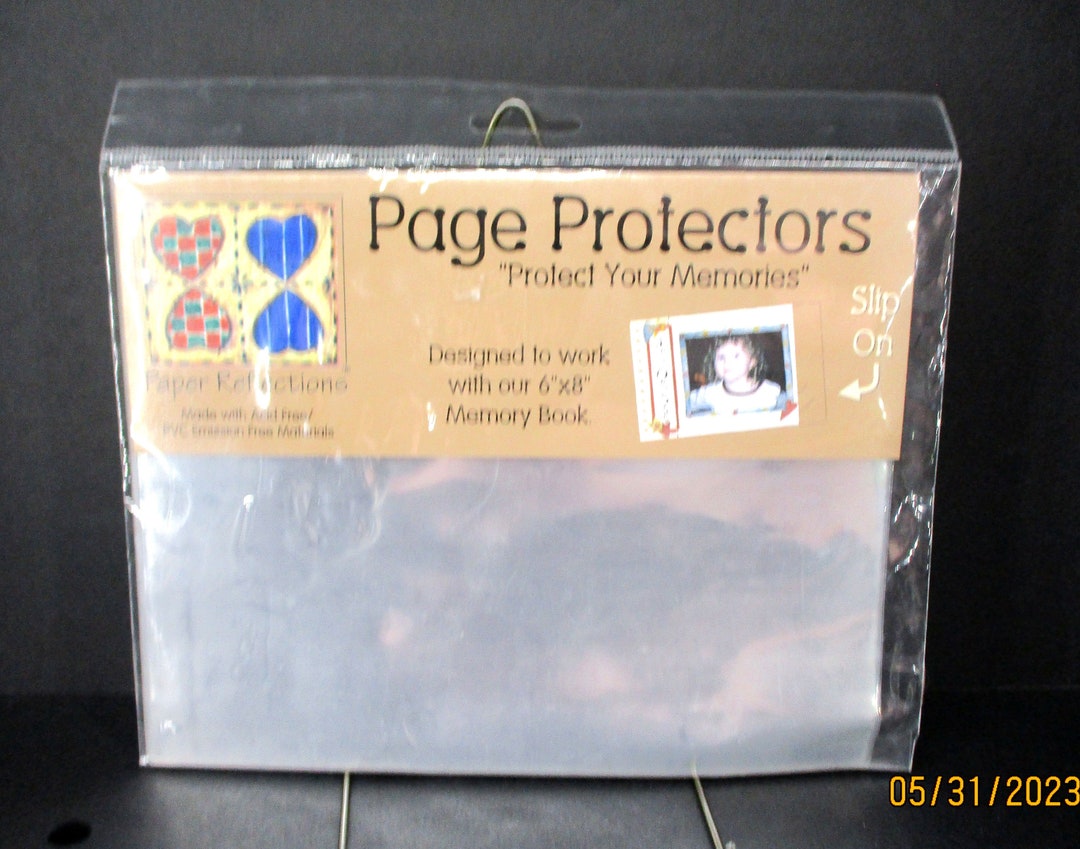 DMD Paper Reflections 10 Page Protectors 6"x8" New Scrapbooking - Etsy