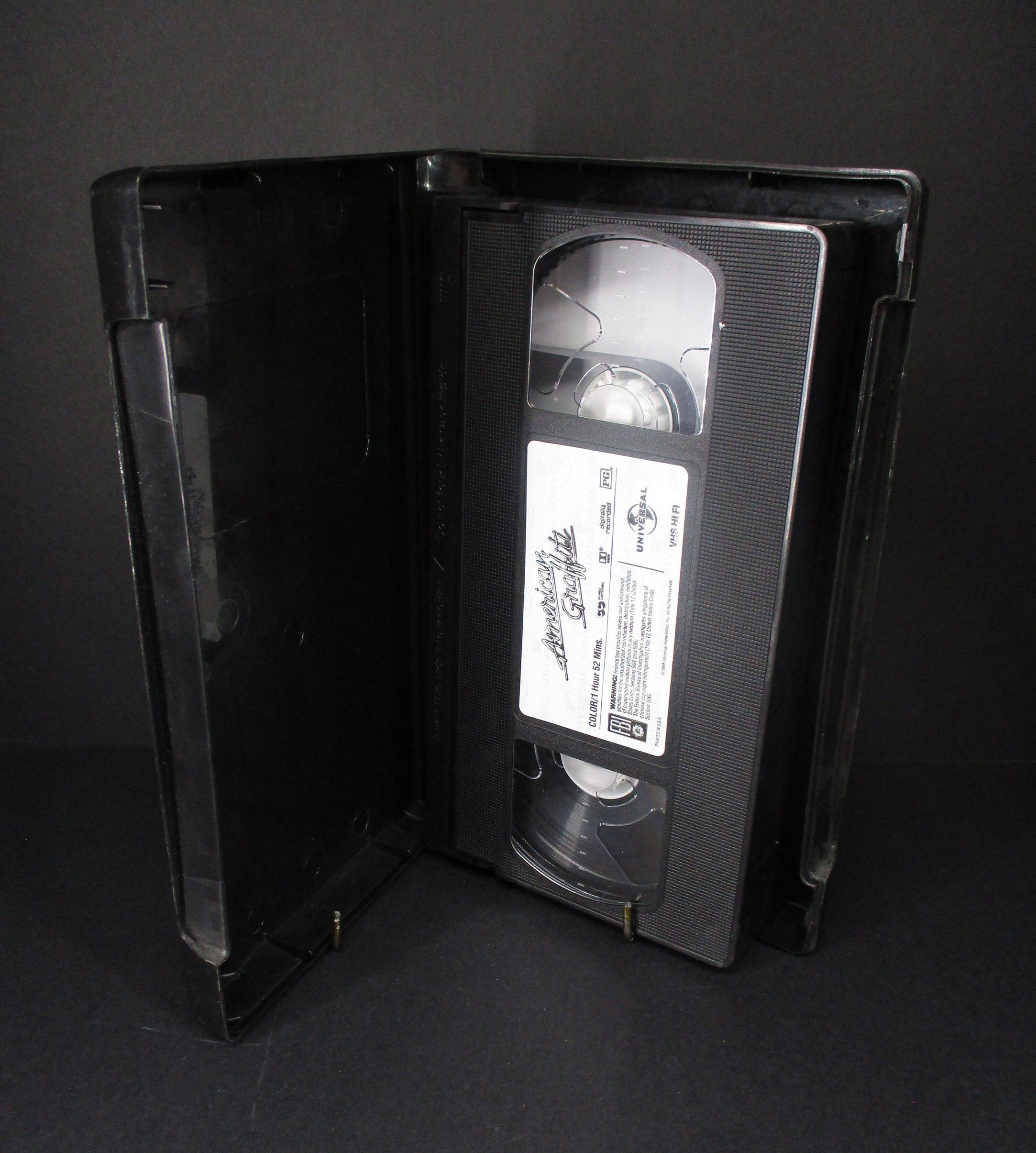 American Graffiti VHS, 1998, 25th Anniversary Special Edition Hard Case ...