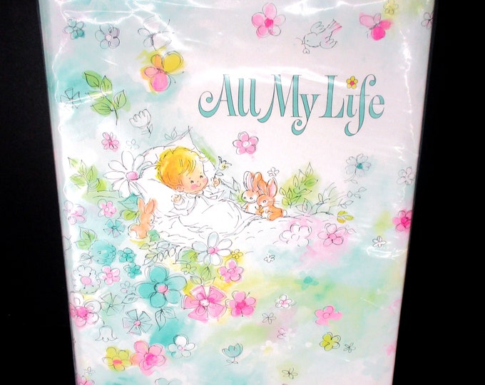 CR Gibson All My Life Baby Book Birth- Life Memory Book Illustrated ...