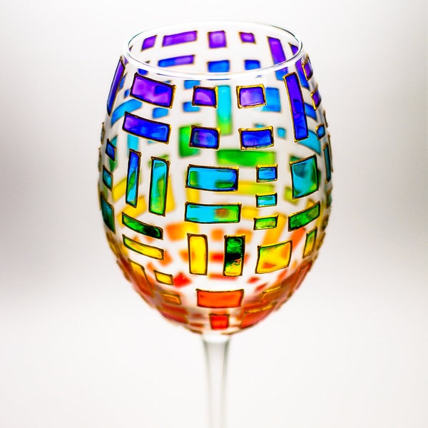 Unique Wine Glass - Etsy