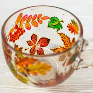 Fall Leaves Mug, Personalized Fall Coffee Mug, Autumn Gift for Fall ...