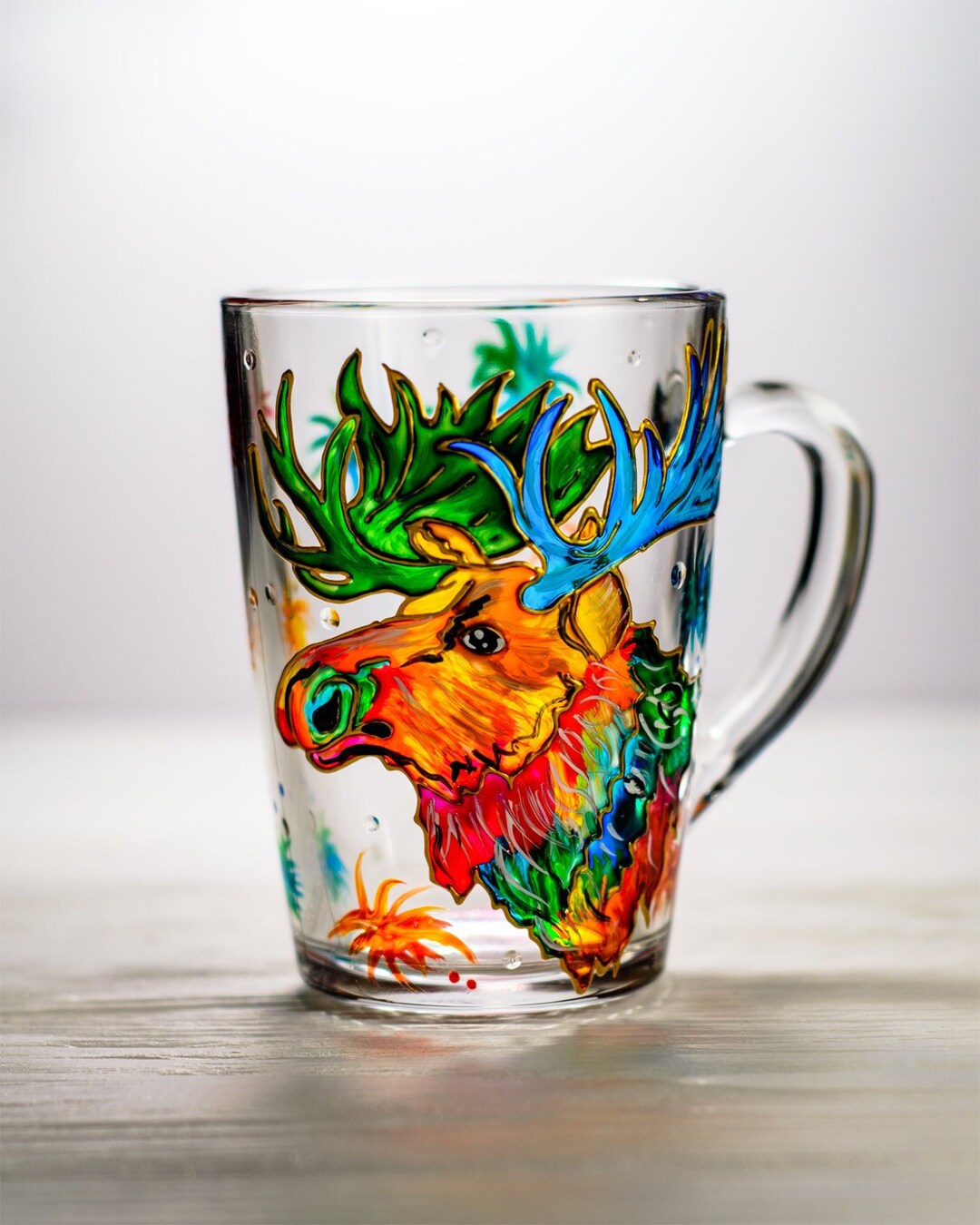 Moose Mug With Name for Women or Men, Personalized Moose Coffee Mug ...