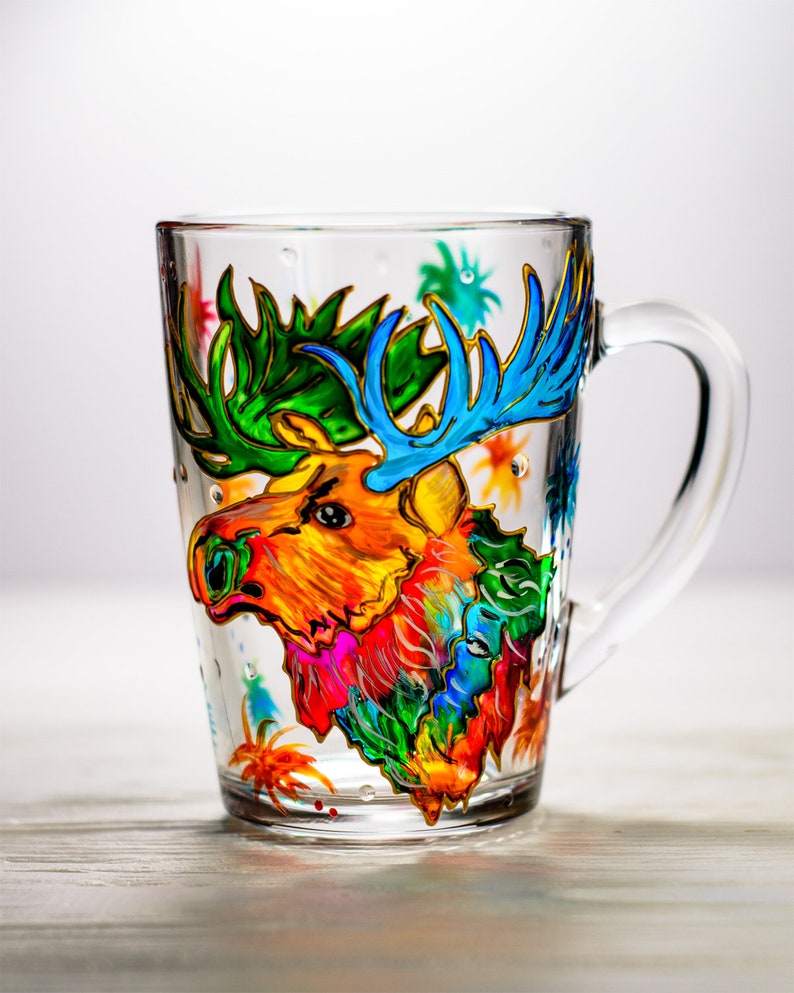 Moose Mug With Name for Women or Men Personalized Moose - Etsy