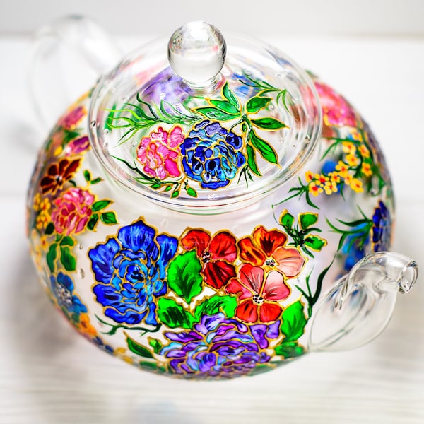 Stained Glass Teapot - Etsy