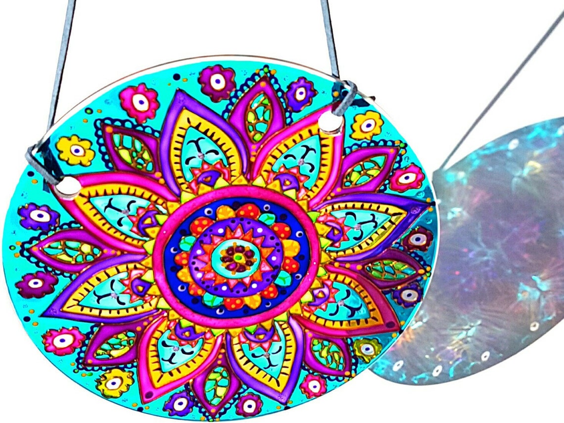 Glass Suncatcher Stained Glass Sun Catcher for Window - Etsy
