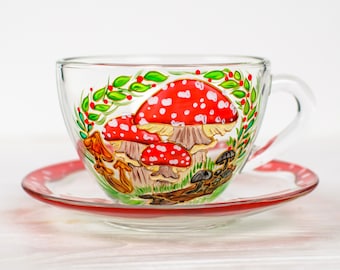 Mushroom Tea Set - Etsy