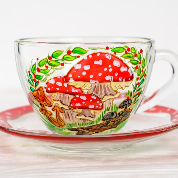 Mushroom Tea Set - Etsy