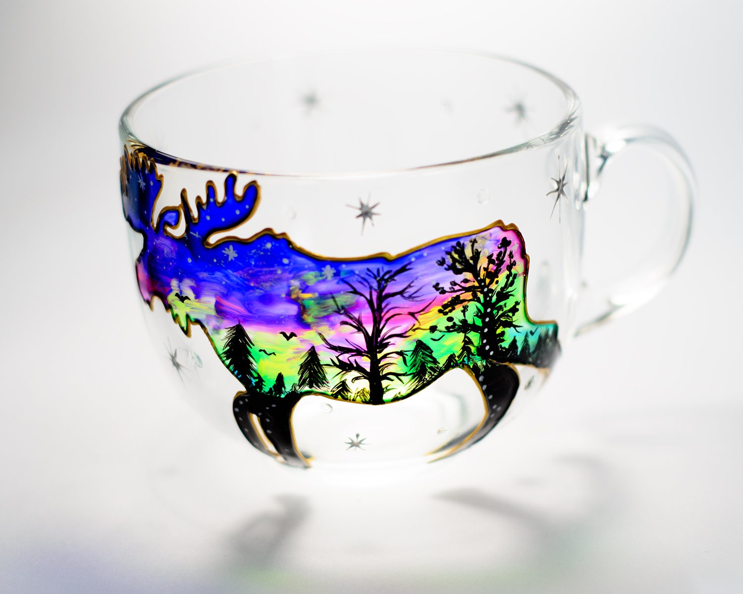 Moose Mug Personalized Moose Gift Elk Mug Custom Woodland | Etsy