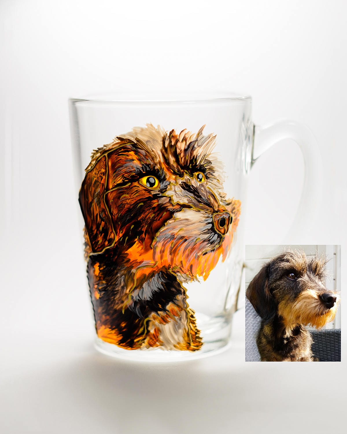 Custom Dog Mug Pet Portrait Gift Personalized Pet | Etsy