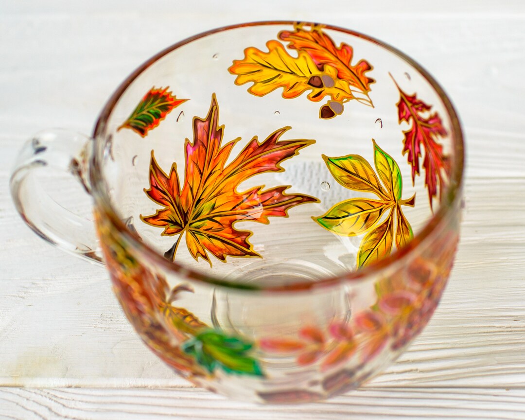 Fall Leaves Mug, Personalized Fall Coffee Mug, Autumn Gift for Fall ...