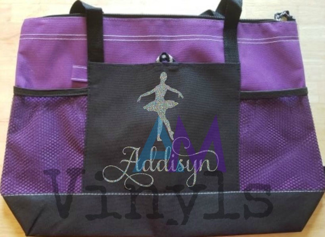 Personalized Dance Bag. Custom Dance Tote, Teen, Kids, Girls, Boys ...