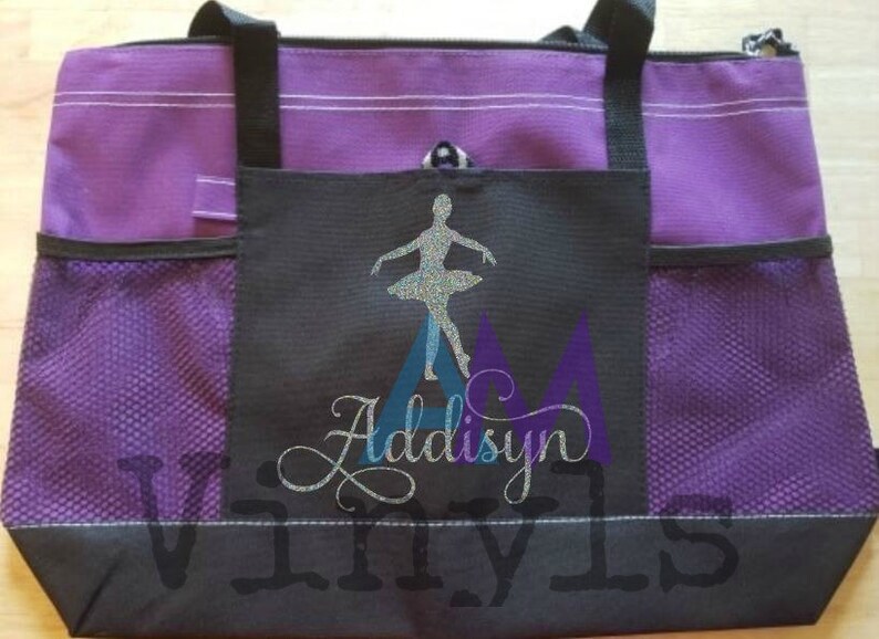 Personalized Dance Bag. Custom Dance Tote Teen Kids Girls - Etsy