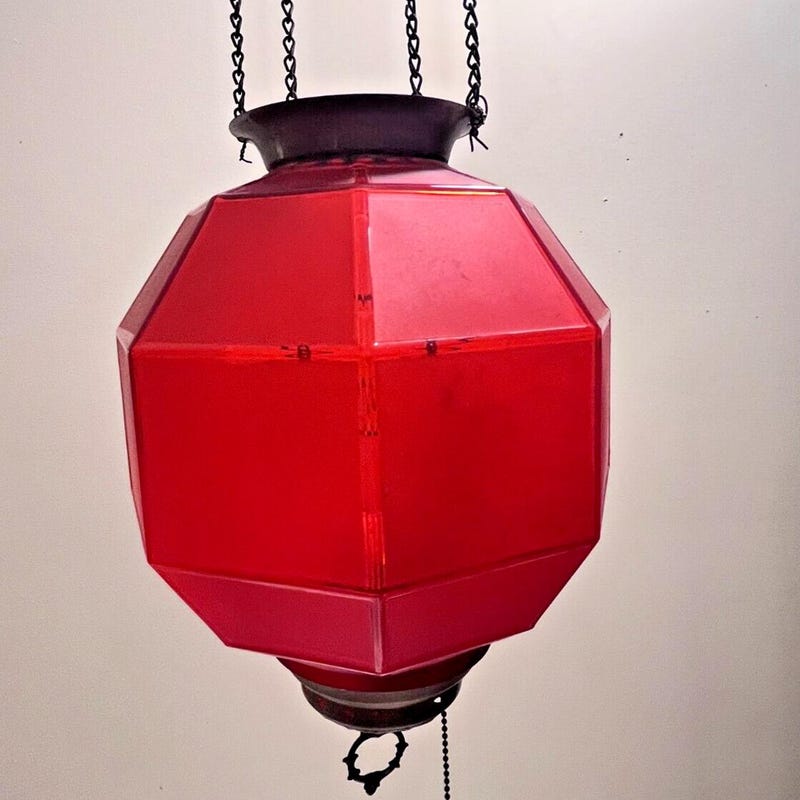 Antique Oil Ceiling Lamps - Etsy