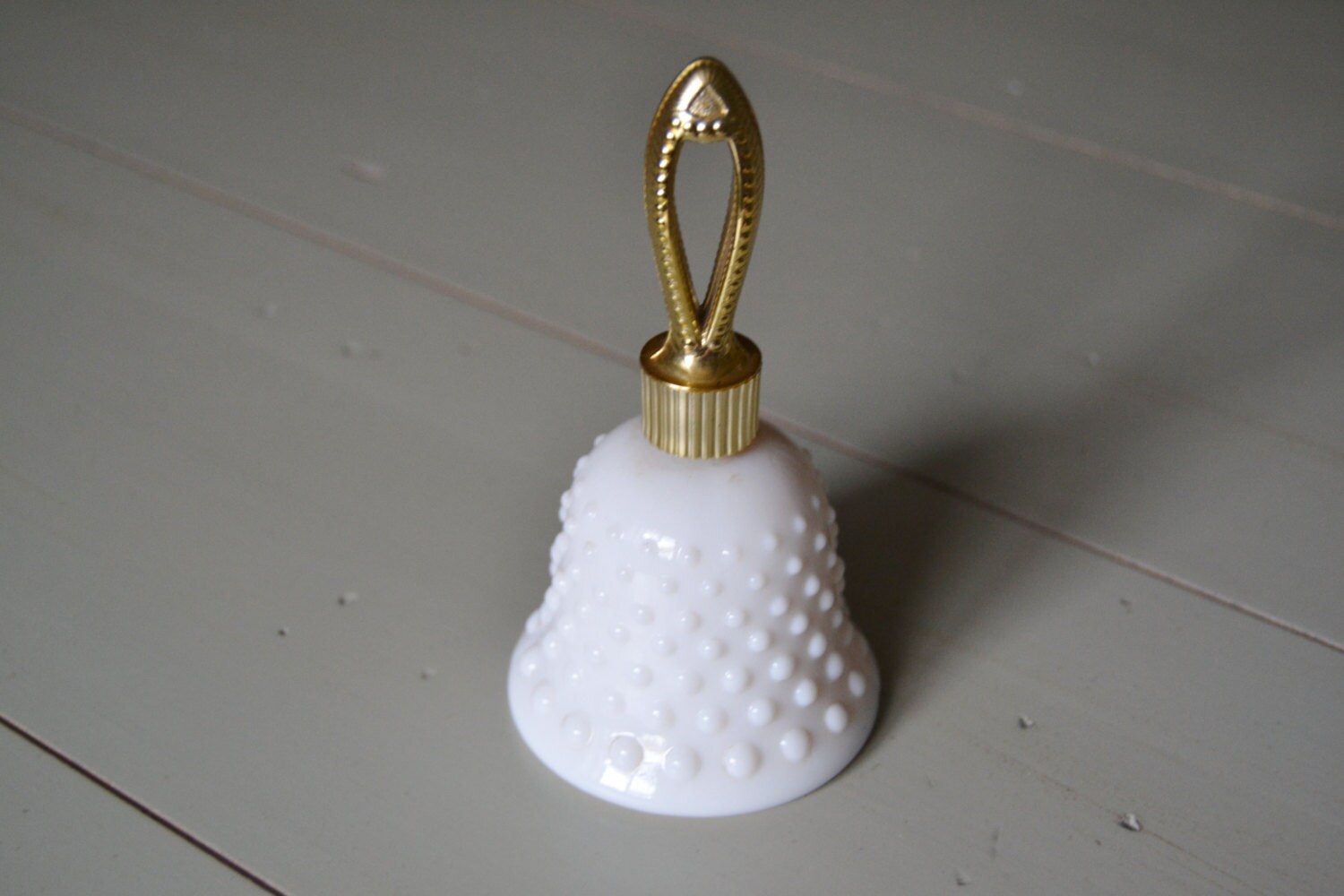 Avon Bell Milkglass Hobnail Vintage Bell Avon Collectible Hobnail - Etsy