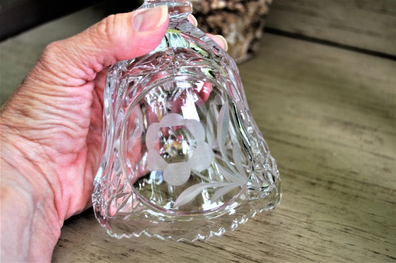 CRYSTAL BELL Large Heavy Crystal Collectible Cut Crystal Bell | Etsy