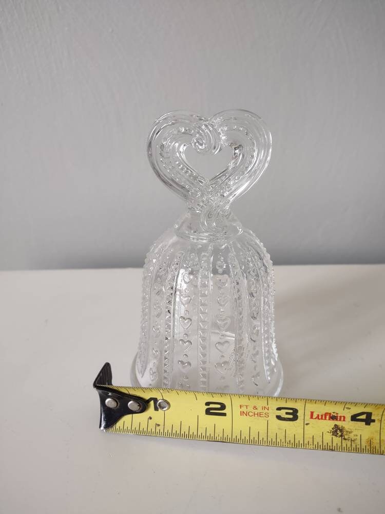Heart Handle Glass Bell Cloche Collectible Vintage Avon - Etsy
