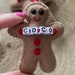 Mini/baby Gingerbread Christmas Decoration - Etsy