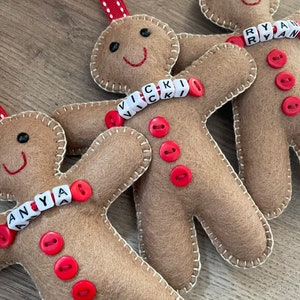 Gingerbread Man With Red Buttons - Etsy