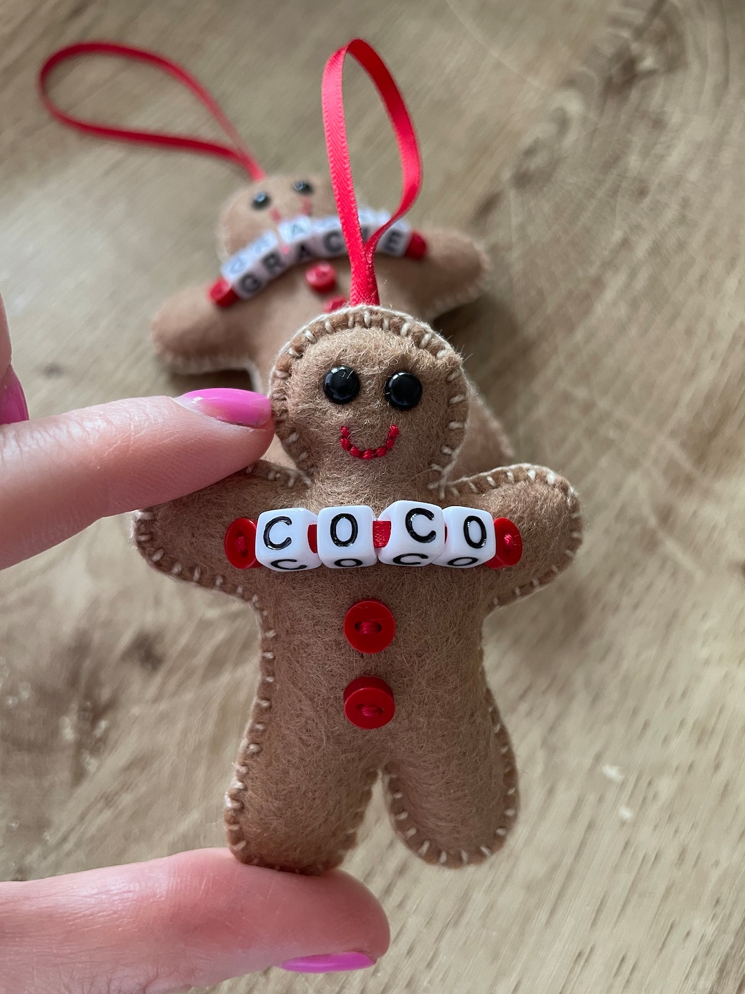 Mini/baby Gingerbread Christmas Decoration - Etsy