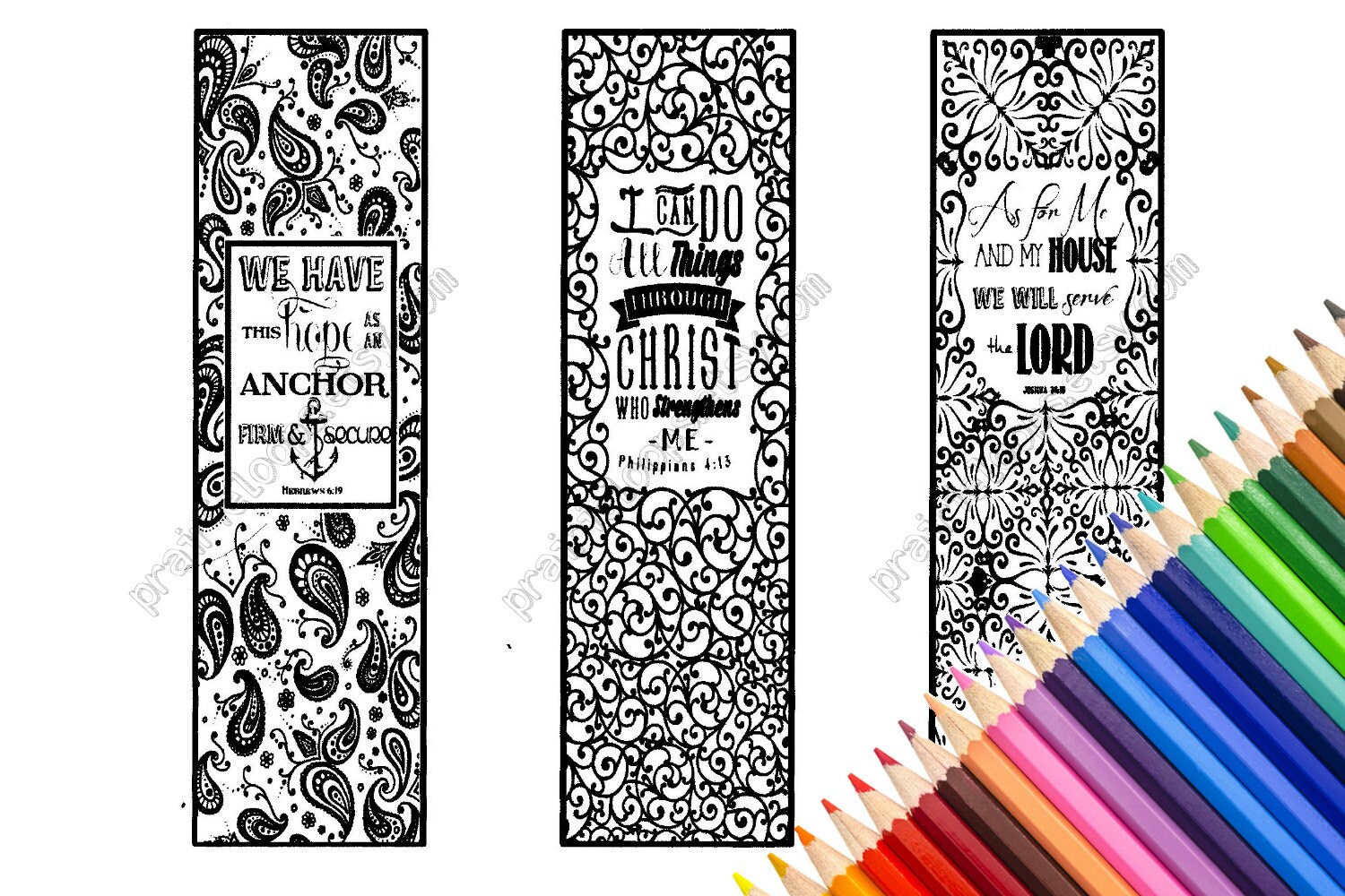 Adult Coloring Pages, Instant Download, Vbs Crafts, Zentangle Bookmarks ...