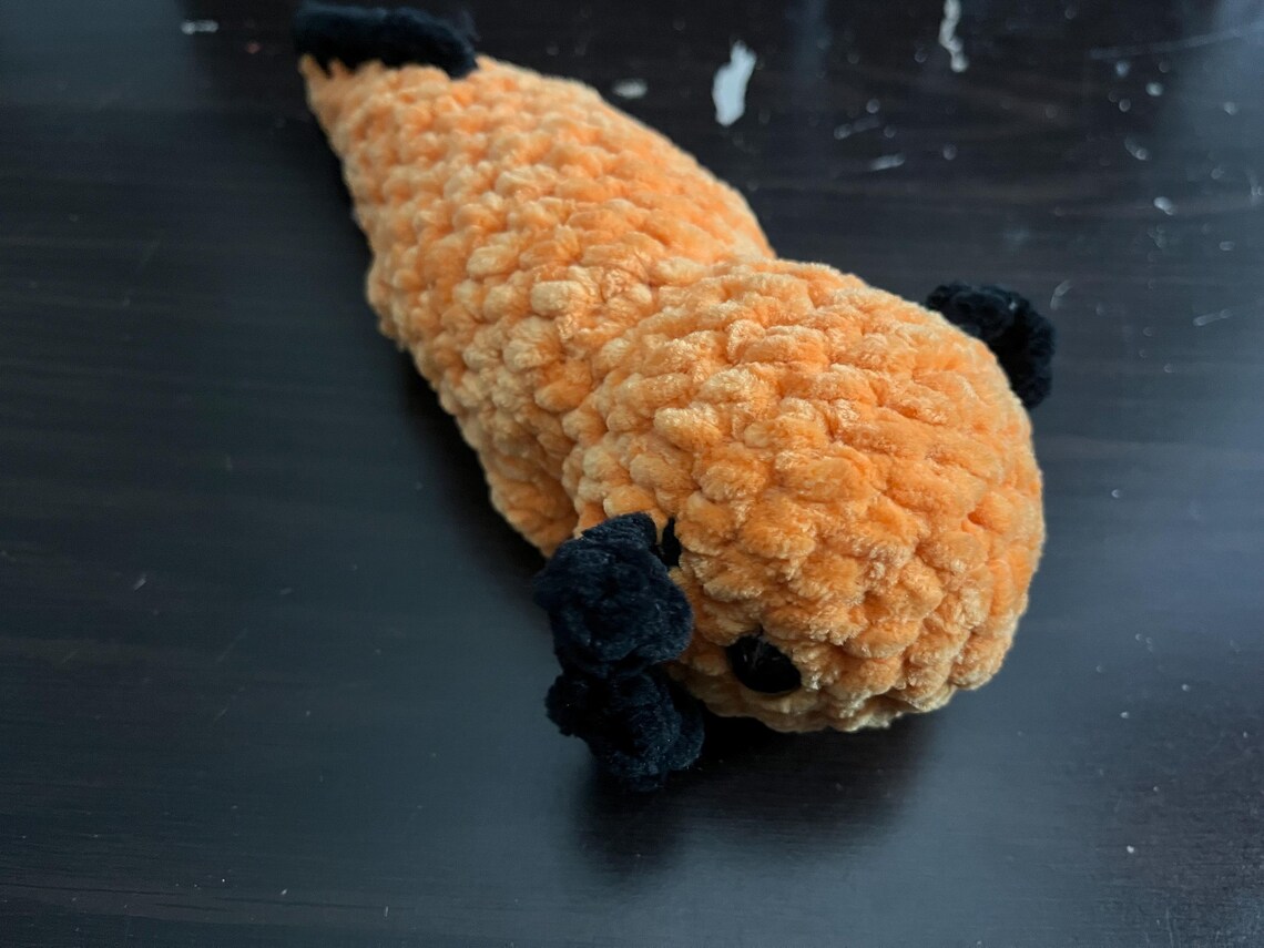Handmade Crochet Axolotl Plushie Cute Amphibian Stuffed Animal Kawaii ...