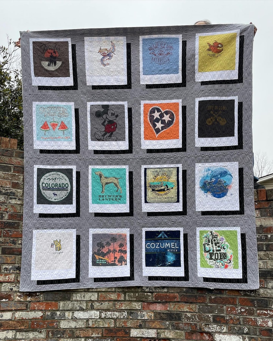 Polaroid T-shirt Quilt a PDF Pattern by Prayeriewife - Etsy