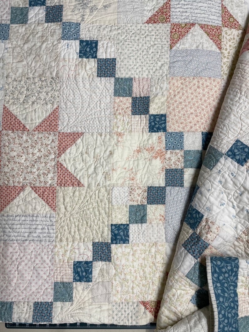 Hopscotch Stars Quilt Pattern PDF Instructions for 2 Sizes - Etsy